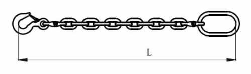Bulk Single Leg Chain Slings - SICHwirerope