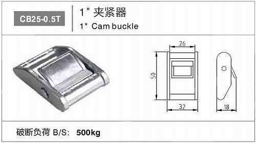 Bulk Cam Buckles - SICHwirerope