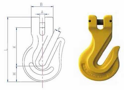Bulk Clevis Grab Hooks - Grade 80 - SICHwirerope