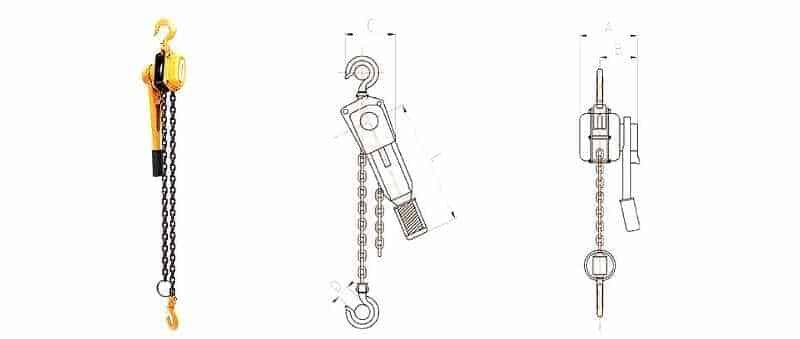Bulk Lever Chain Hoists - SICHwirerope