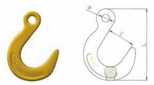 Bulk Eye Foundry Hooks - Grade 80 - SICHwirerope