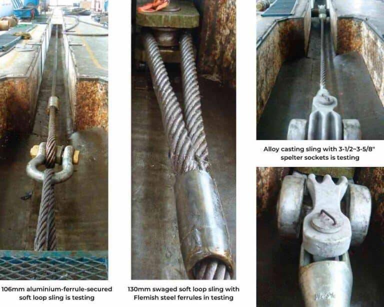 Mechanically Spliced Wire Rope Slings Manufacturer - SICHwirerope